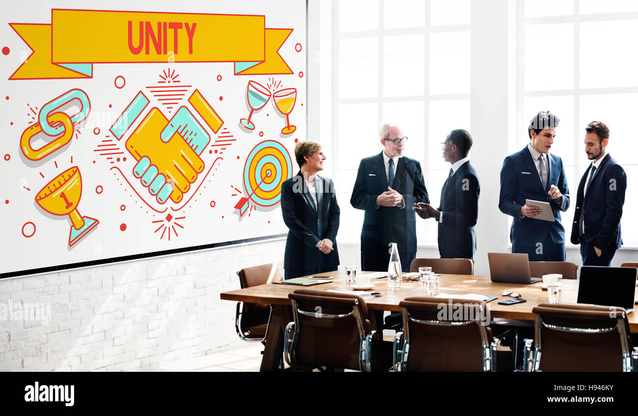 Unity Teamwork Cooperation Collaboration Concept Stock Photo - Alamy
