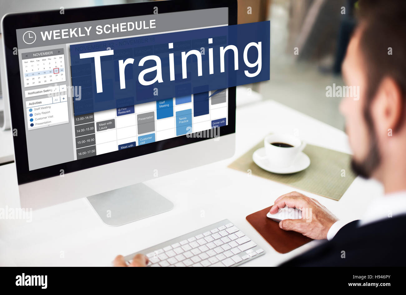 Training Coaching Mentoring Development Concept Stock Photo - Alamy