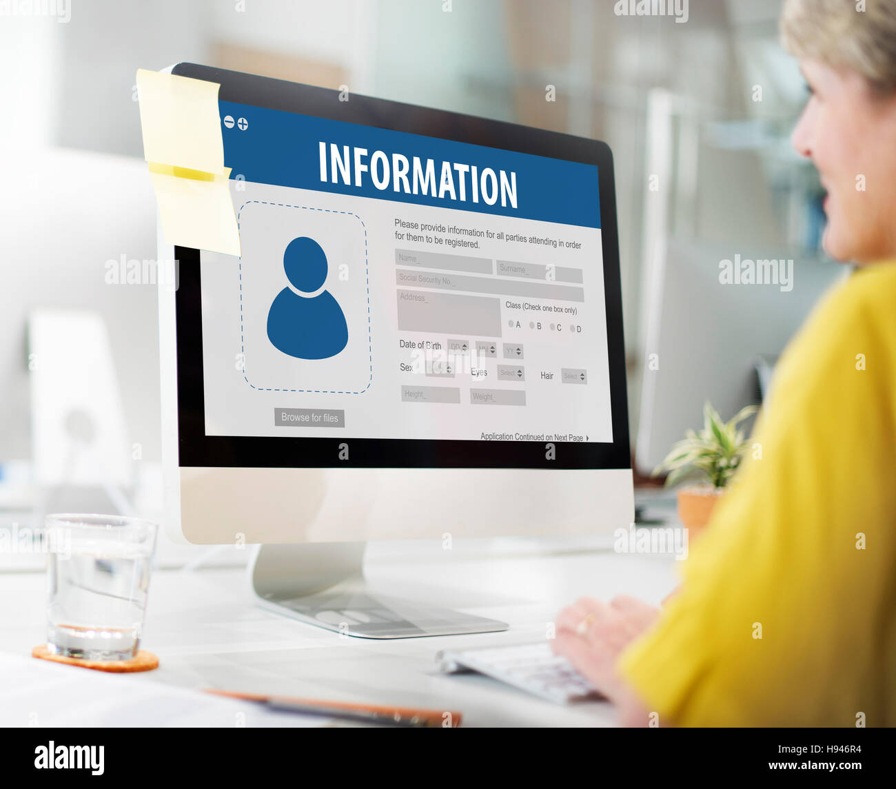 Customer infomation hi-res stock photography and images - Alamy