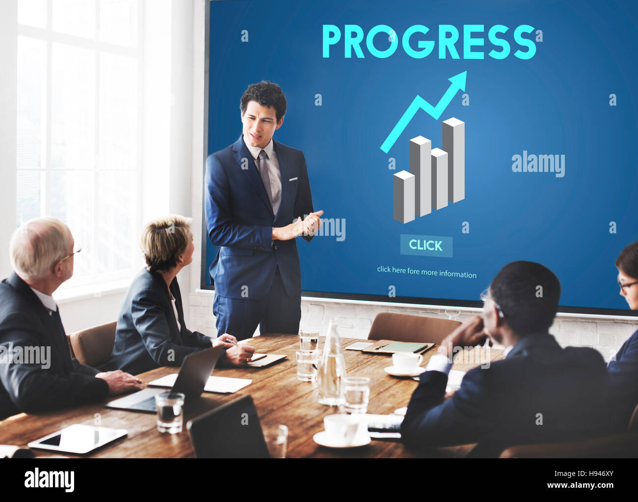 Progress Advance Growth Improvement Better Concept Stock Photo - Alamy