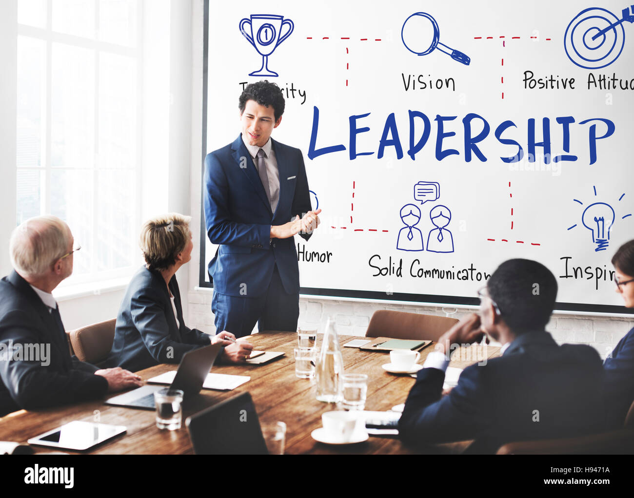 Leadership Success Skills Drawing Graphic Concept Stock Photo - Alamy