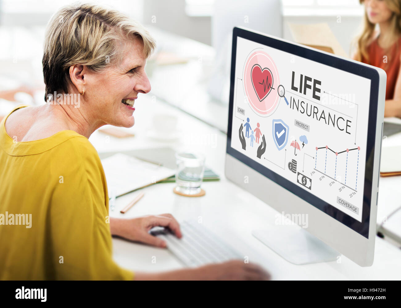Life Insurance Protection Beneficiary Safeguard Concept Stock Photo - Alamy