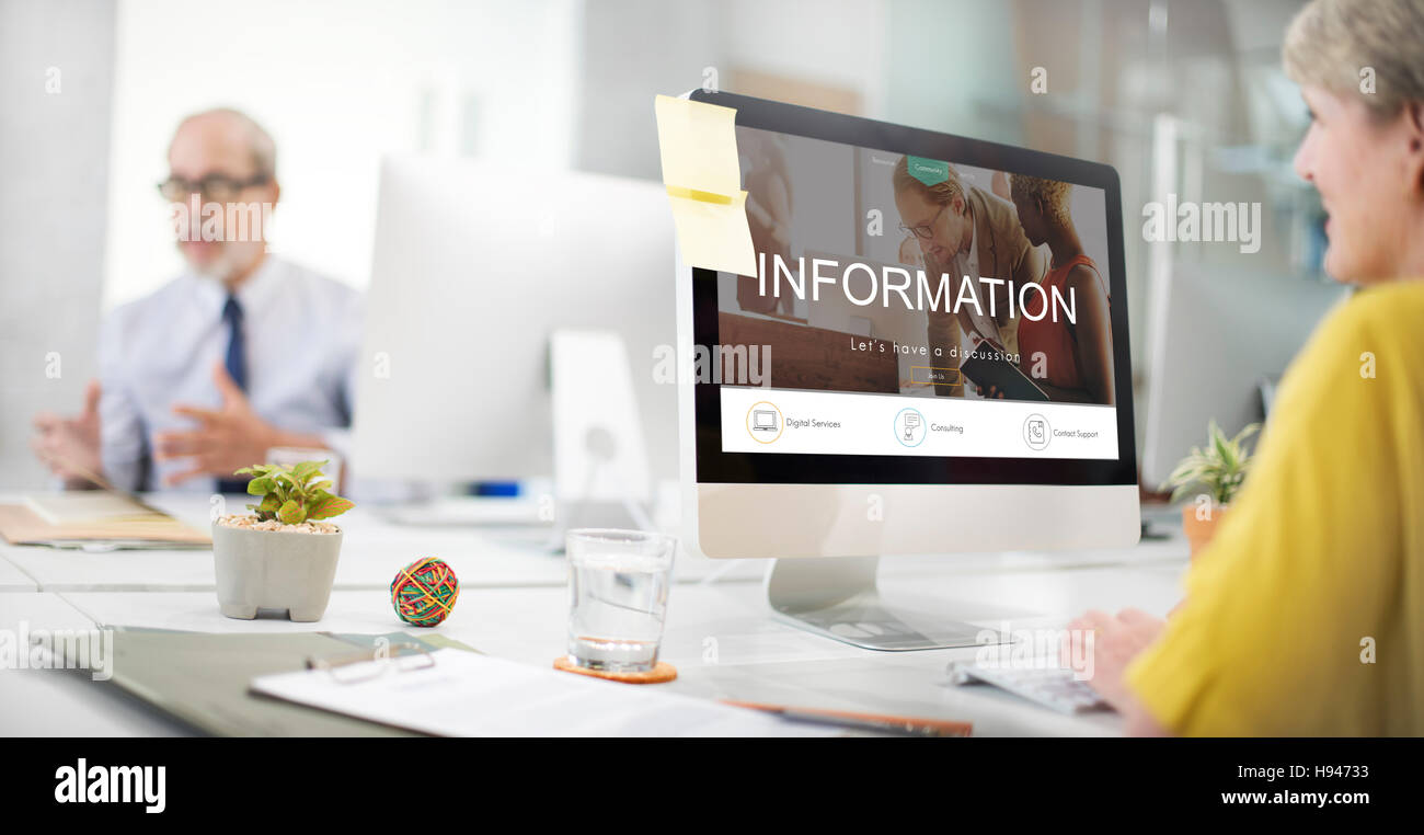 Helpdesk Support Information Support Concept Stock Photo - Alamy