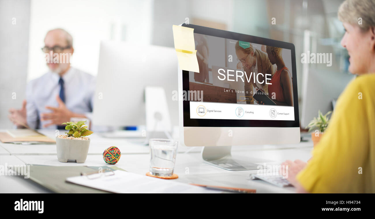 Helpdesk Support Information Support Concept Stock Photo - Alamy