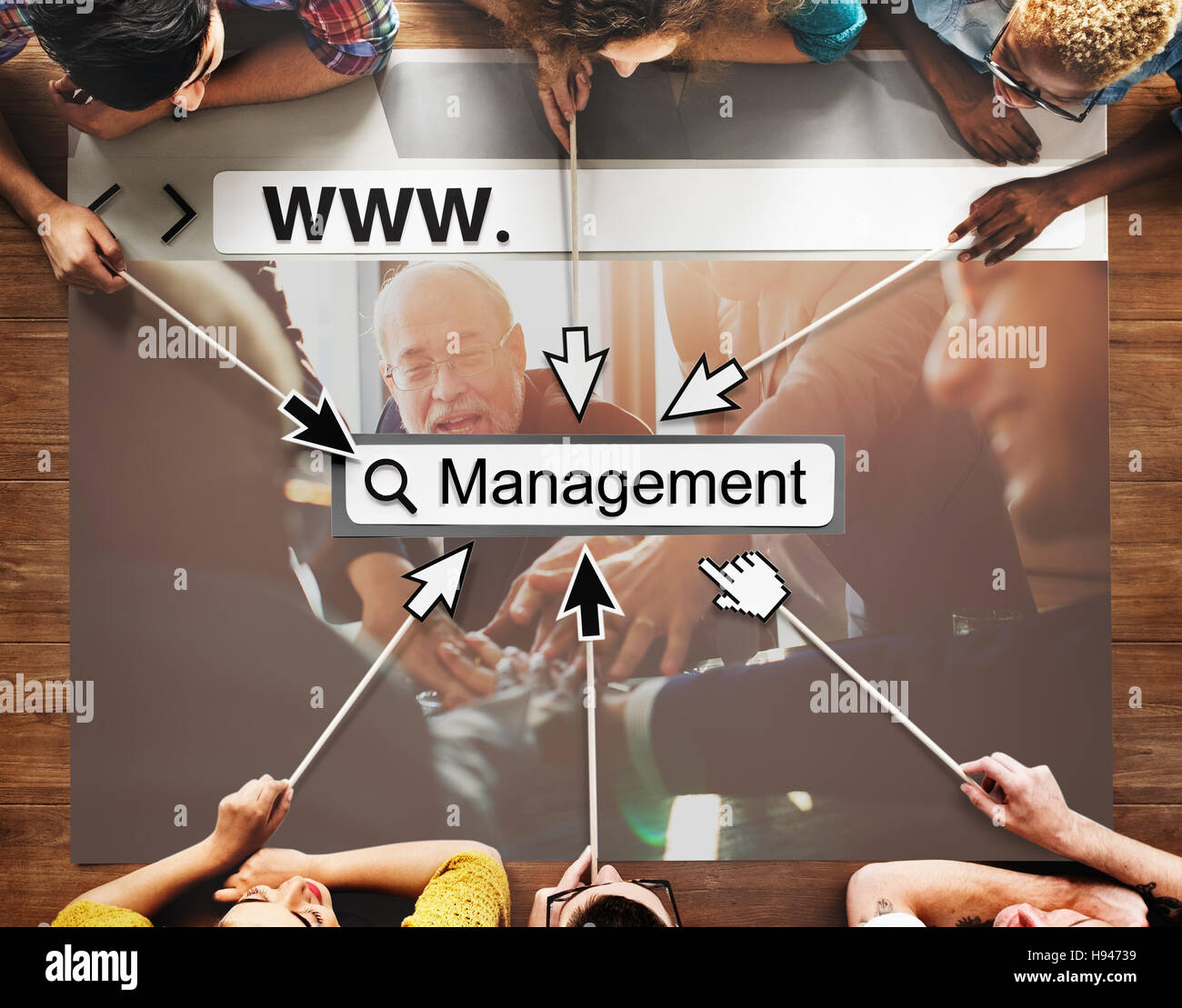 Management Manager Managing Organization Concept Stock Photo - Alamy