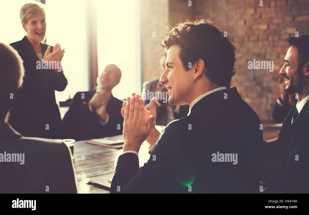 Corporate Business Team Achievement Success Concept Stock Photo - Alamy