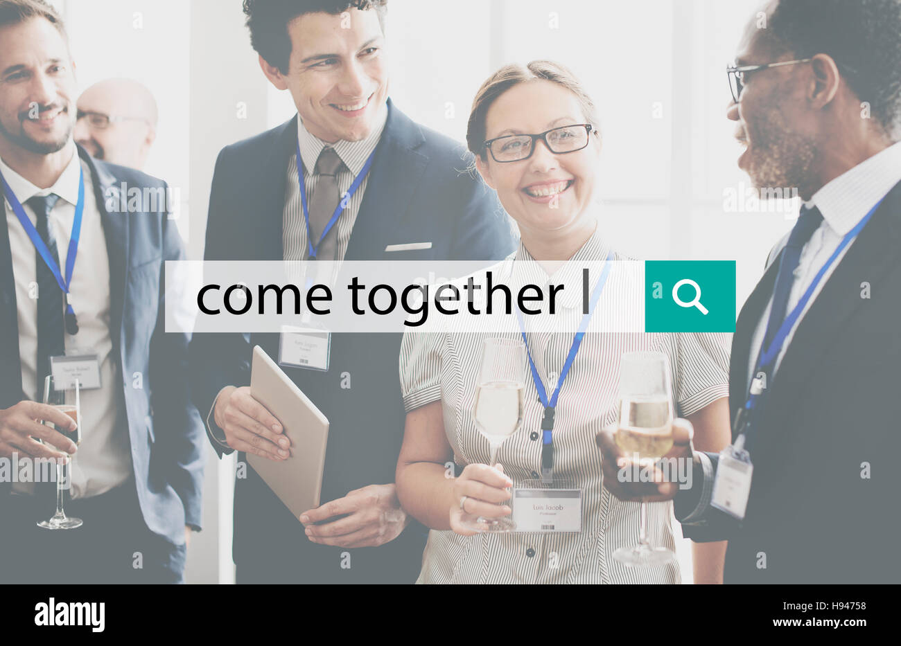 Come Together Unity Cooperation Collaboration Concept Stock Photo - Alamy