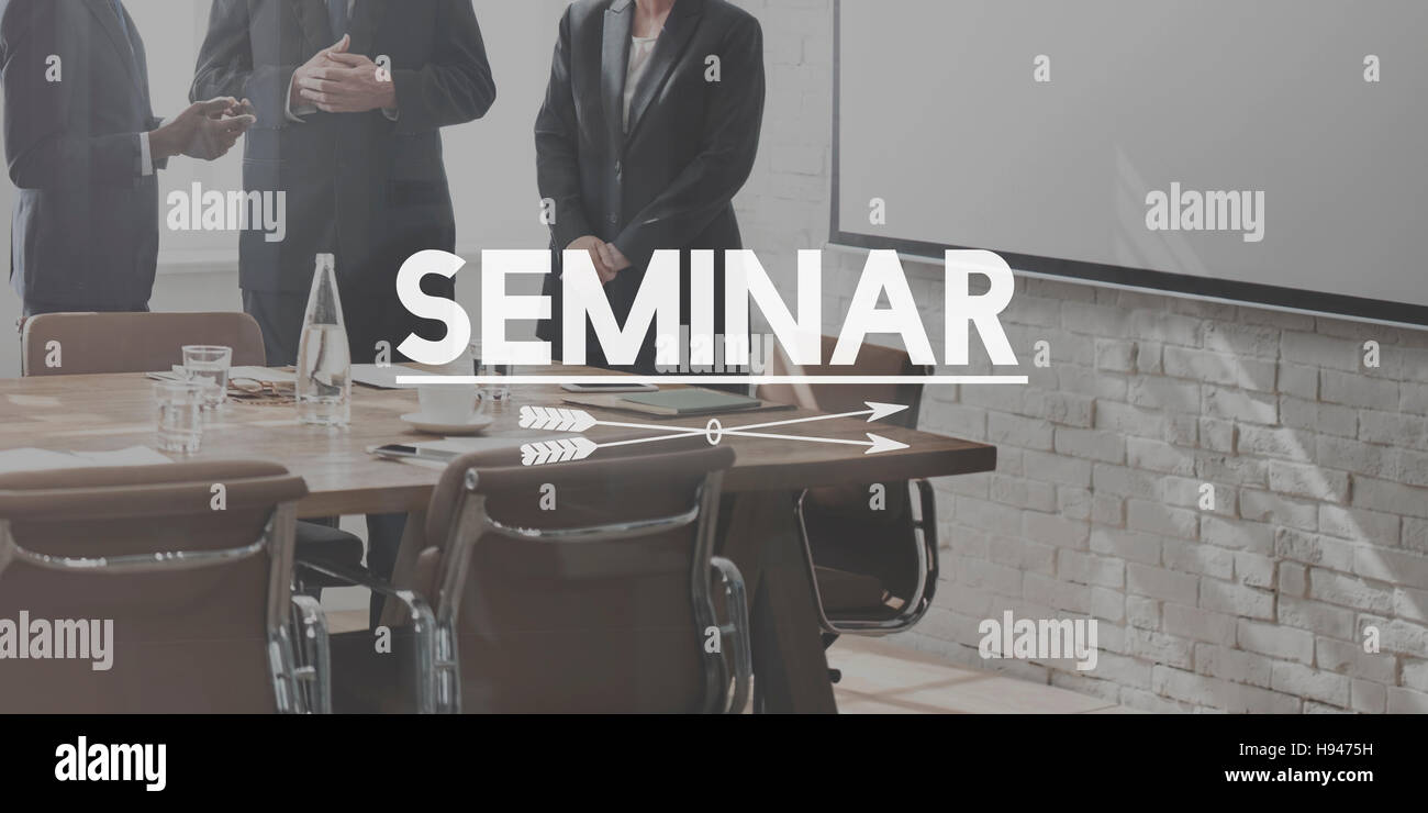Seminar Conference Planning Event Concept Stock Photo - Alamy