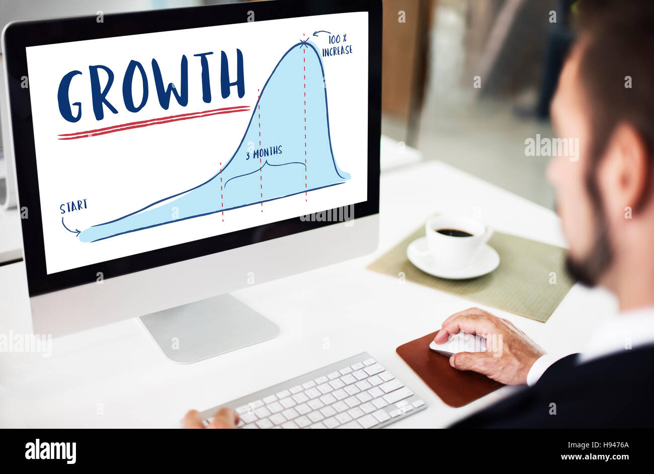 Growth Graph Chart Business Plan Strategy Concept Stock Photo - Alamy