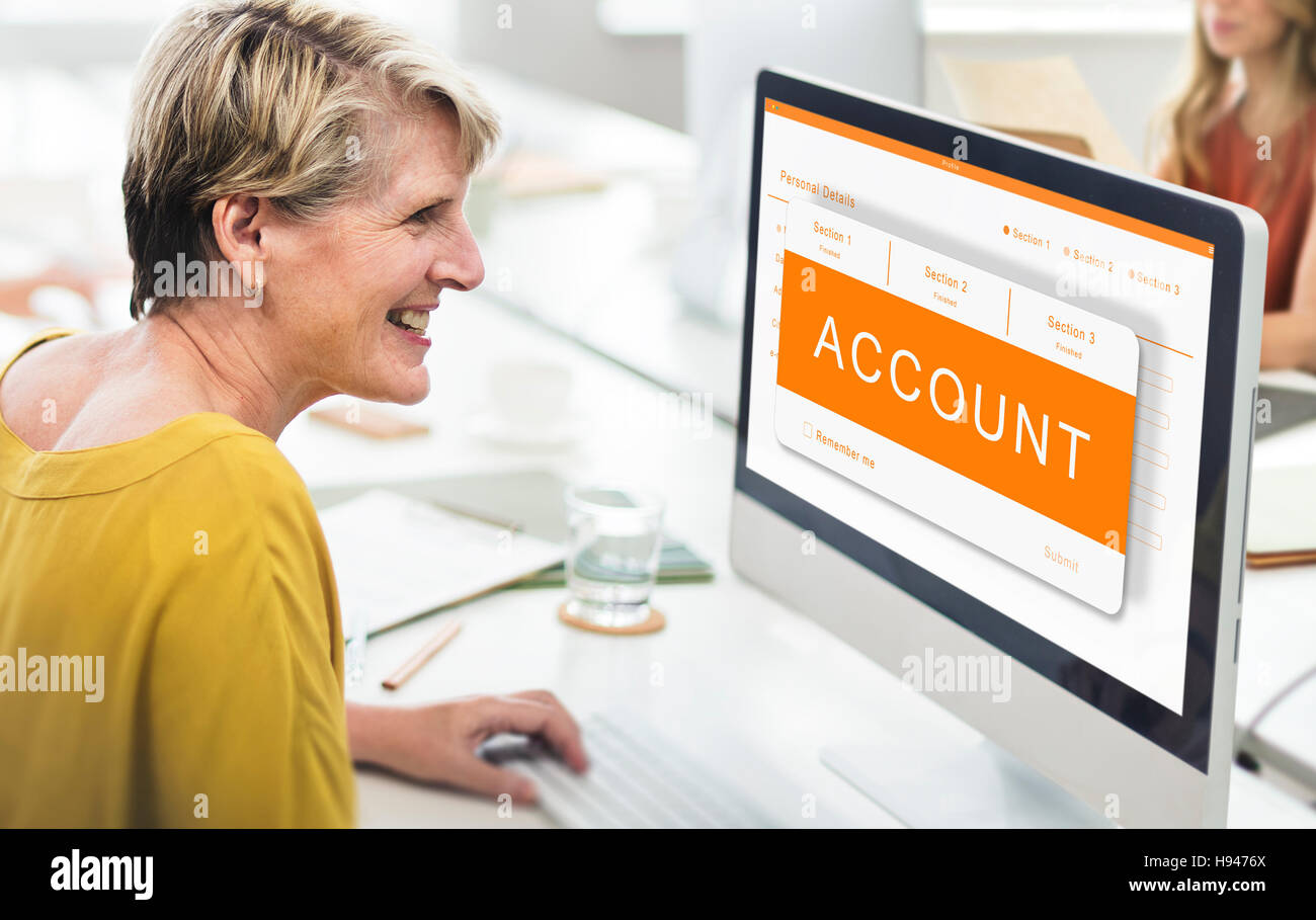 Online Application Registration Form Graphics Concept Stock Photo - Alamy