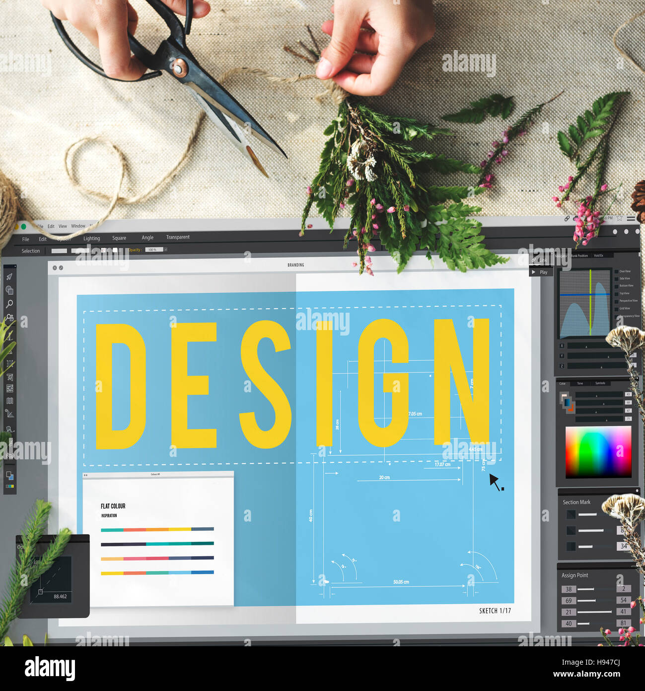 Fresh Ideas Creative Think Design Concept Stock Photo - Alamy