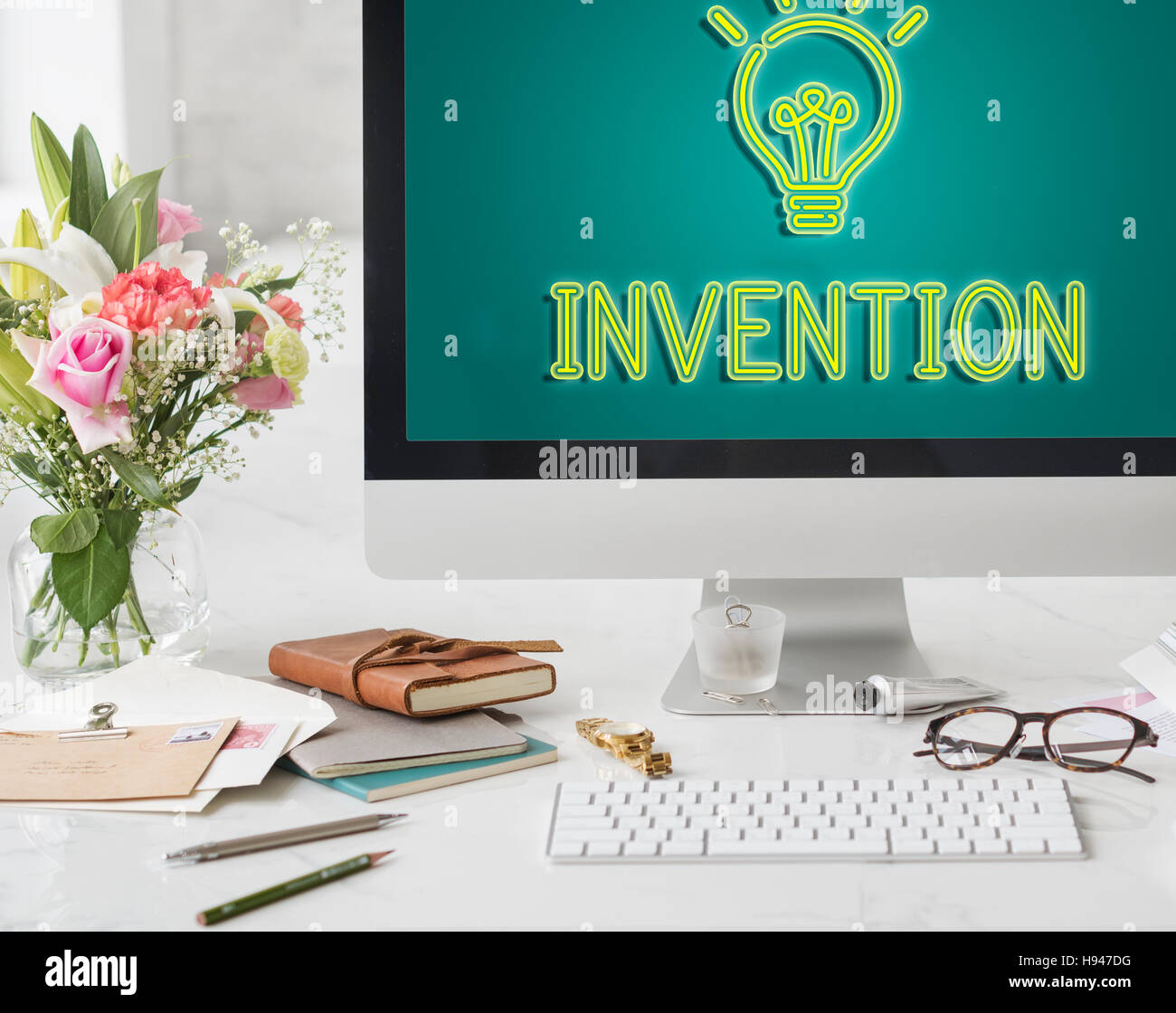 Be Creative New Imagination Innovation Graphic Concept Stock Photo - Alamy