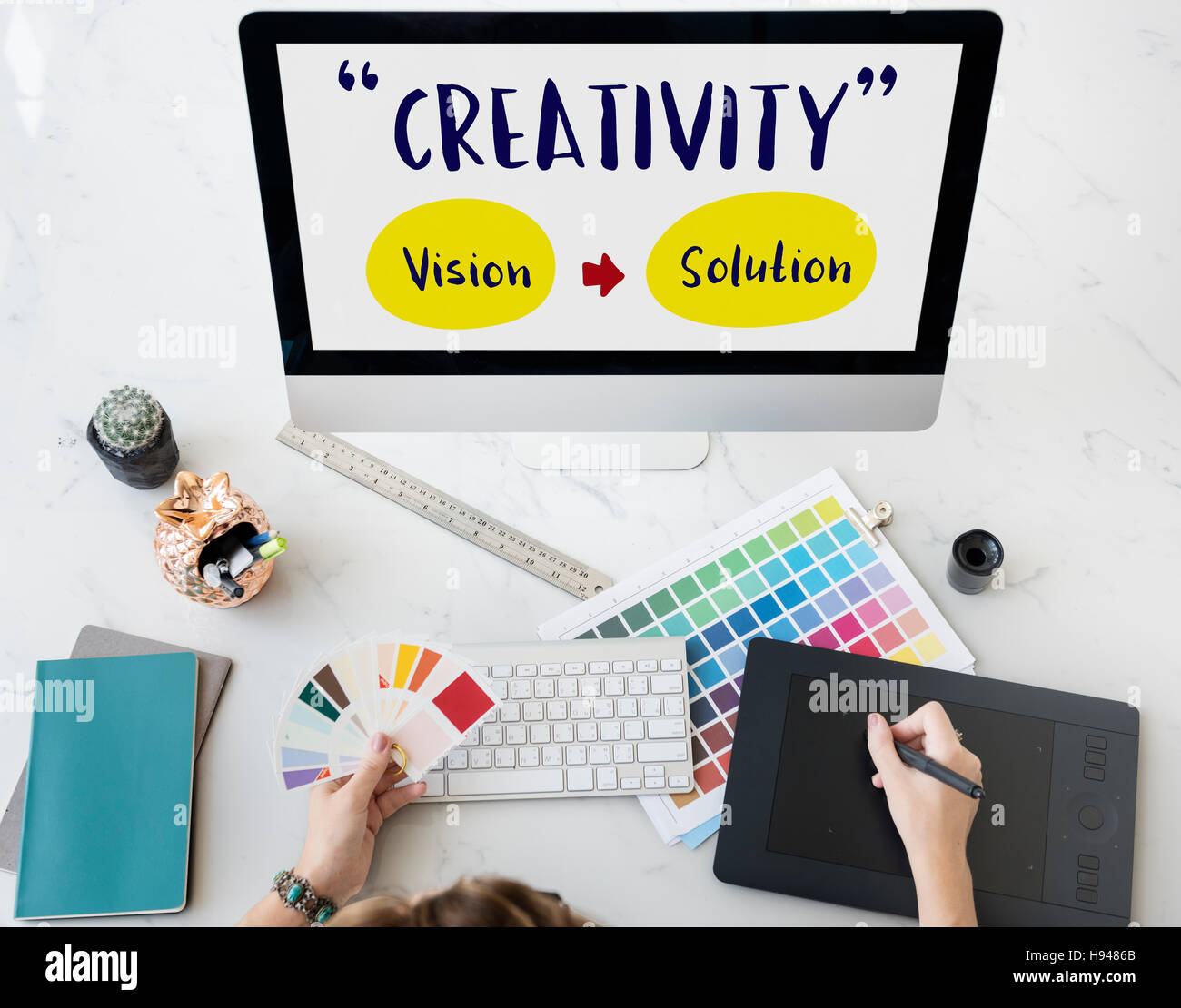 Creativity Vision Thinking Imagination Concept Stock Photo - Alamy
