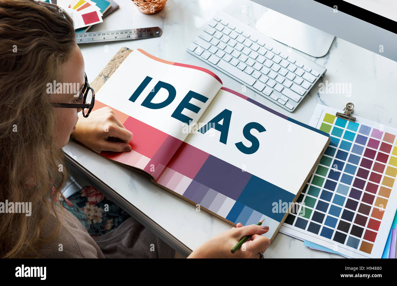 Create Creativity Ideas Design Concept Stock Photo - Alamy