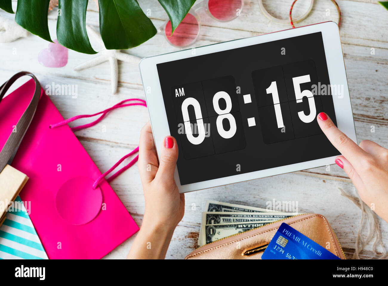 Time Appointment Schedule Punctual Graphic Concept Stock Photo - Alamy