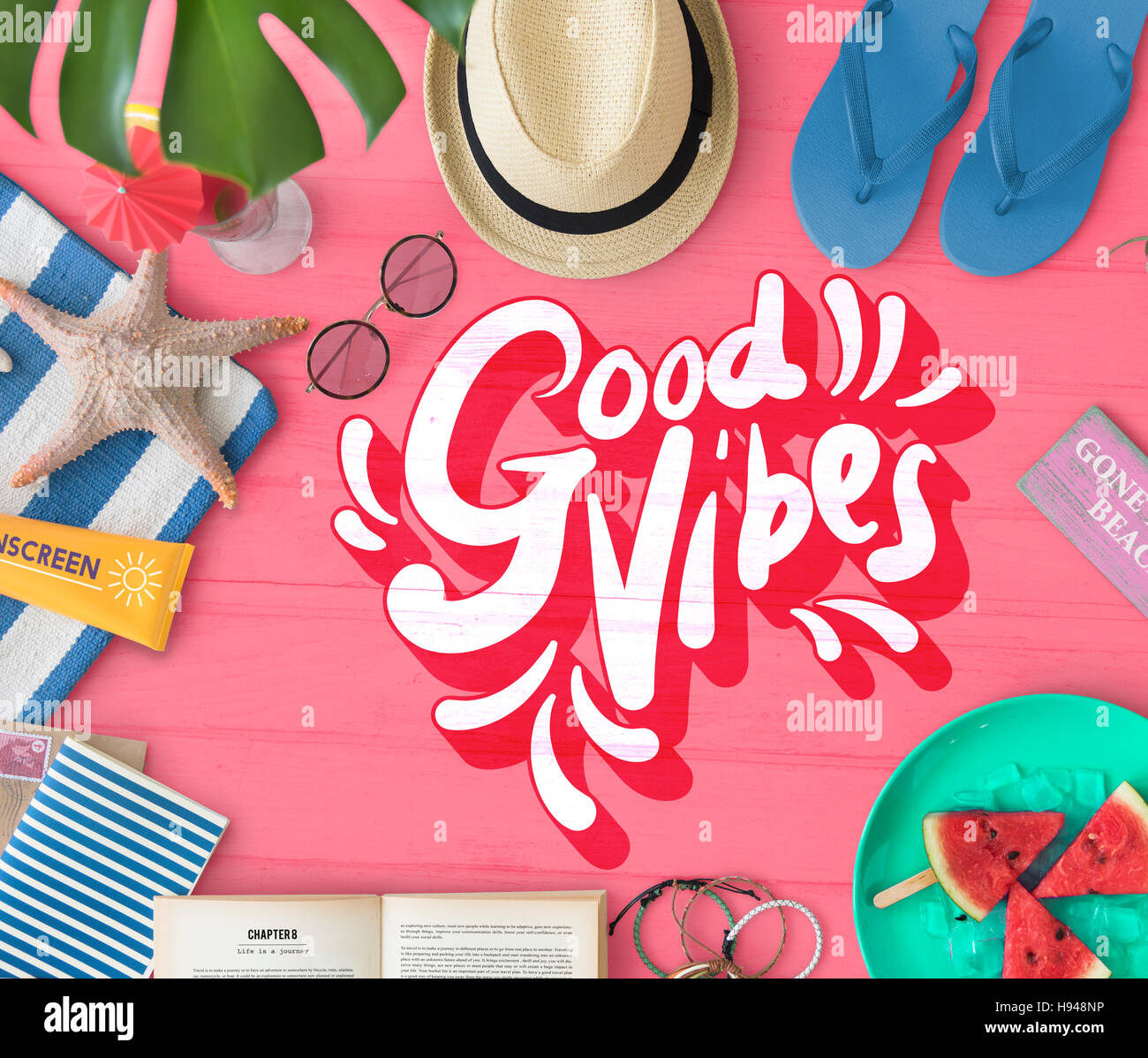 Good vibes positive motivation inspiration hi-res stock photography and ...