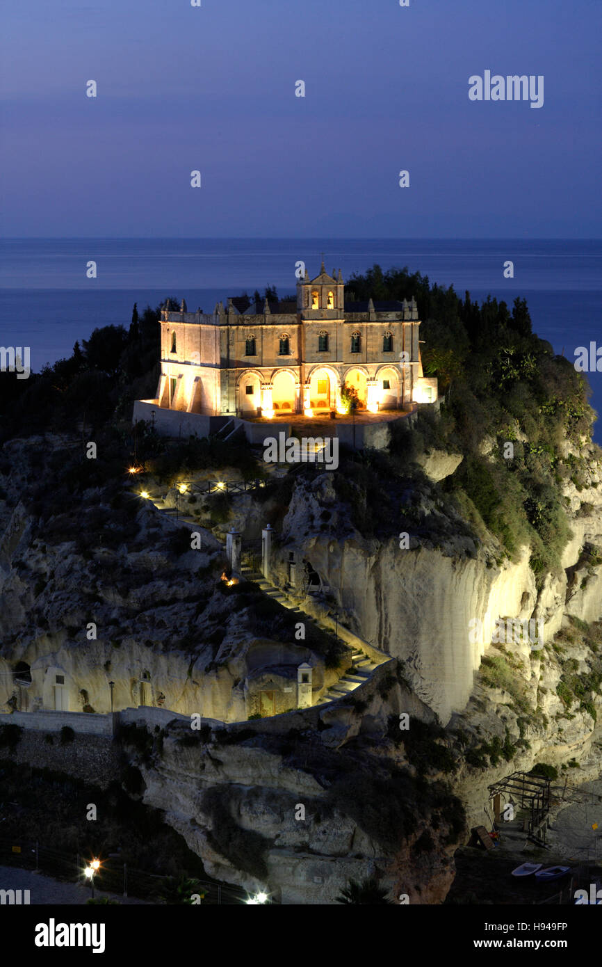 Santa Maria dell'Isola pilgrimage church, Tropea, Calabria, Italy ...