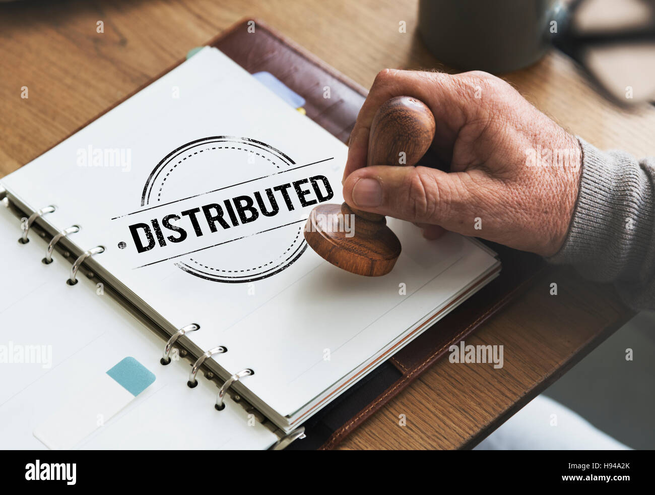 Distributed Dealing Arrangement Spread Supply Concept Stock Photo - Alamy