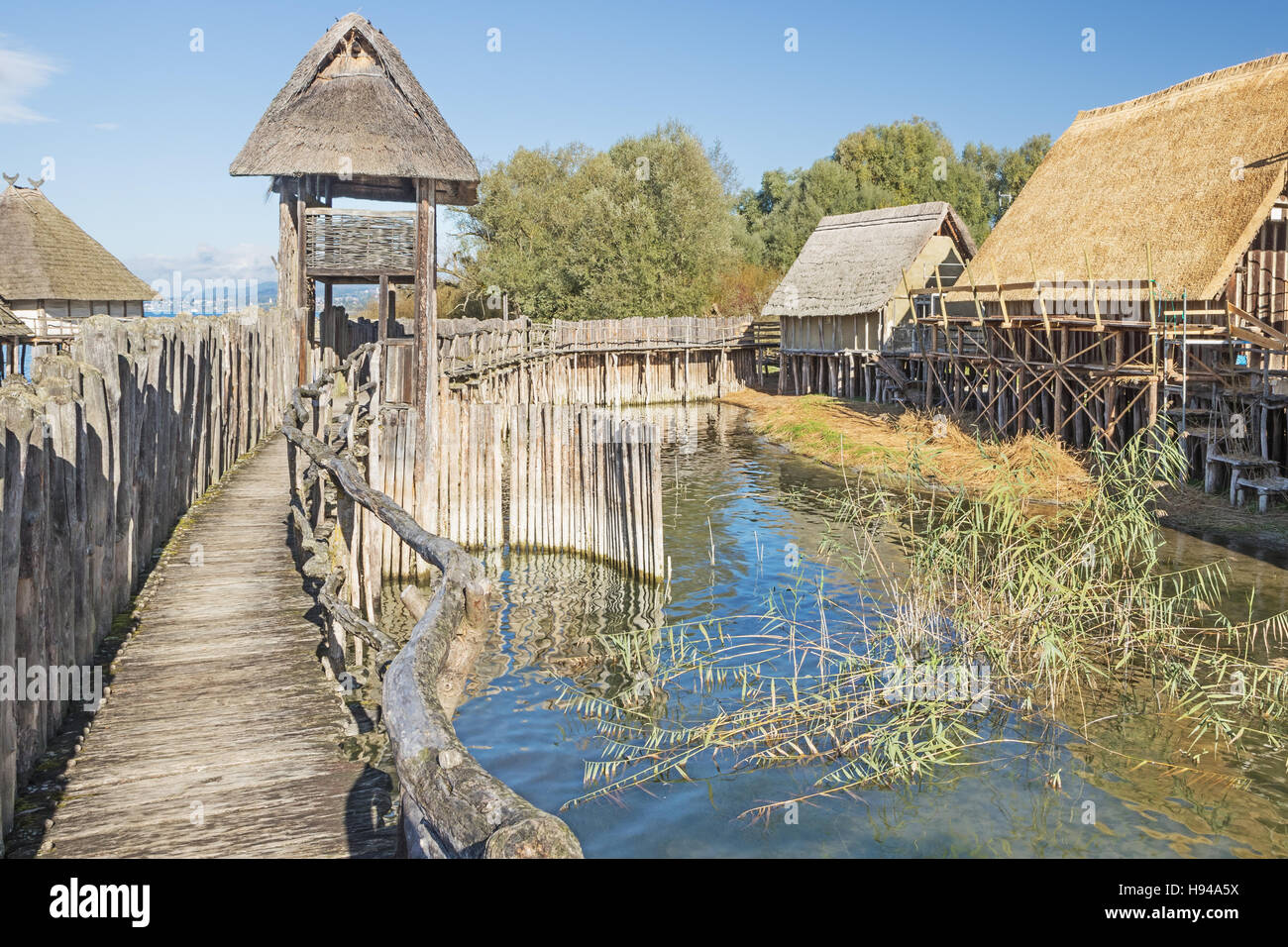 Neolithic house reconstruction hi-res stock photography and images - Alamy