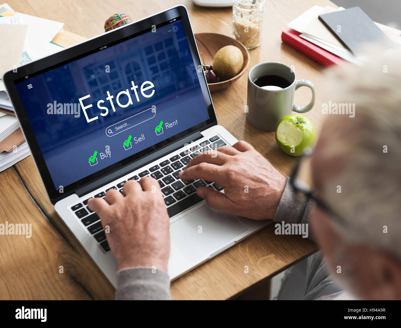 House Loan Estate Sell Mortgage Concept Stock Photo - Alamy