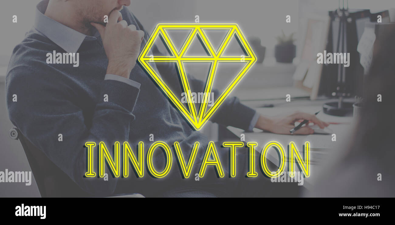 Be Creative New Imagination Innovation Graphic Concept Stock Photo - Alamy