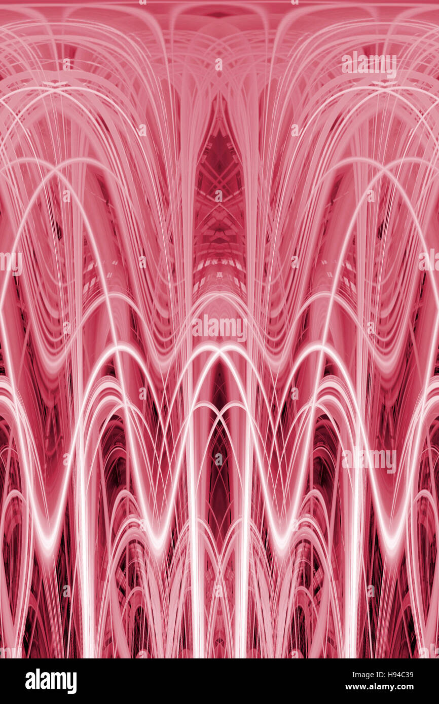 Red wavy lines hi-res stock photography and images - Alamy