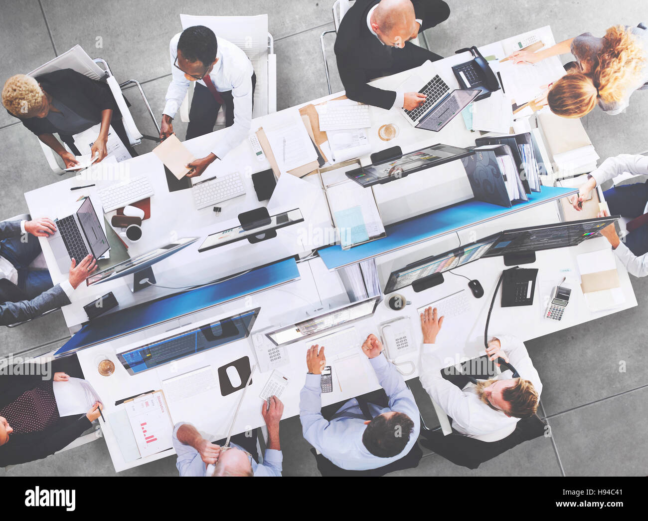 Business Team Meeting Project Planning Concept Stock Photo - Alamy