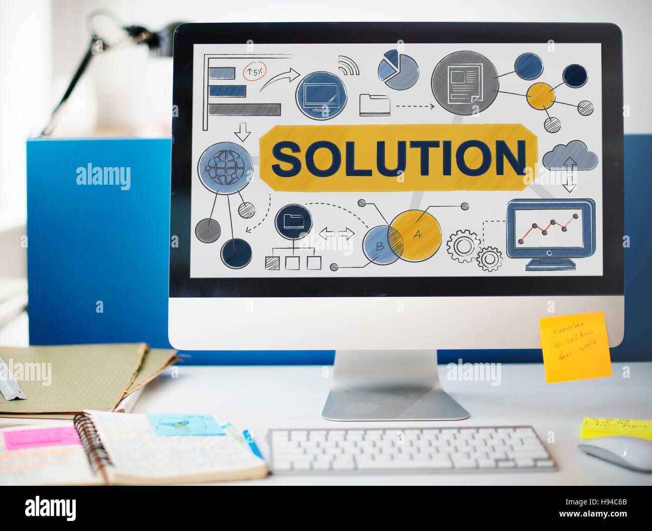 Solution Problem Solving Ideas Strategy Concept Stock Photo - Alamy