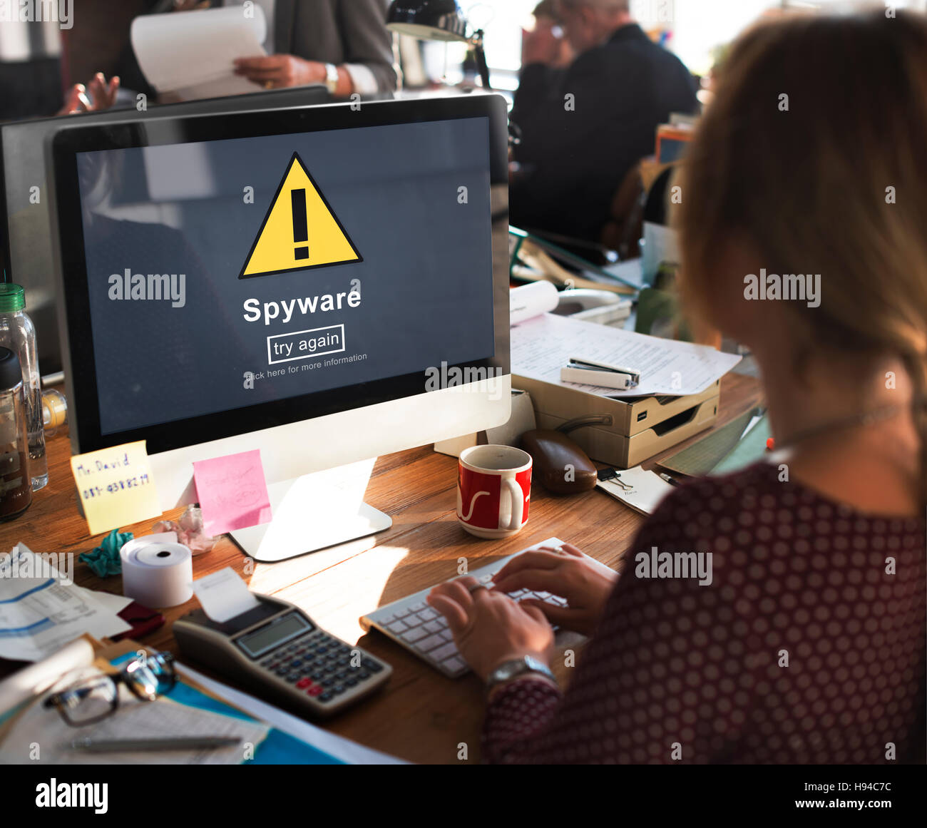 Spyware Computer Hacker Spam Phishing Malware Concept Stock Photo - Alamy