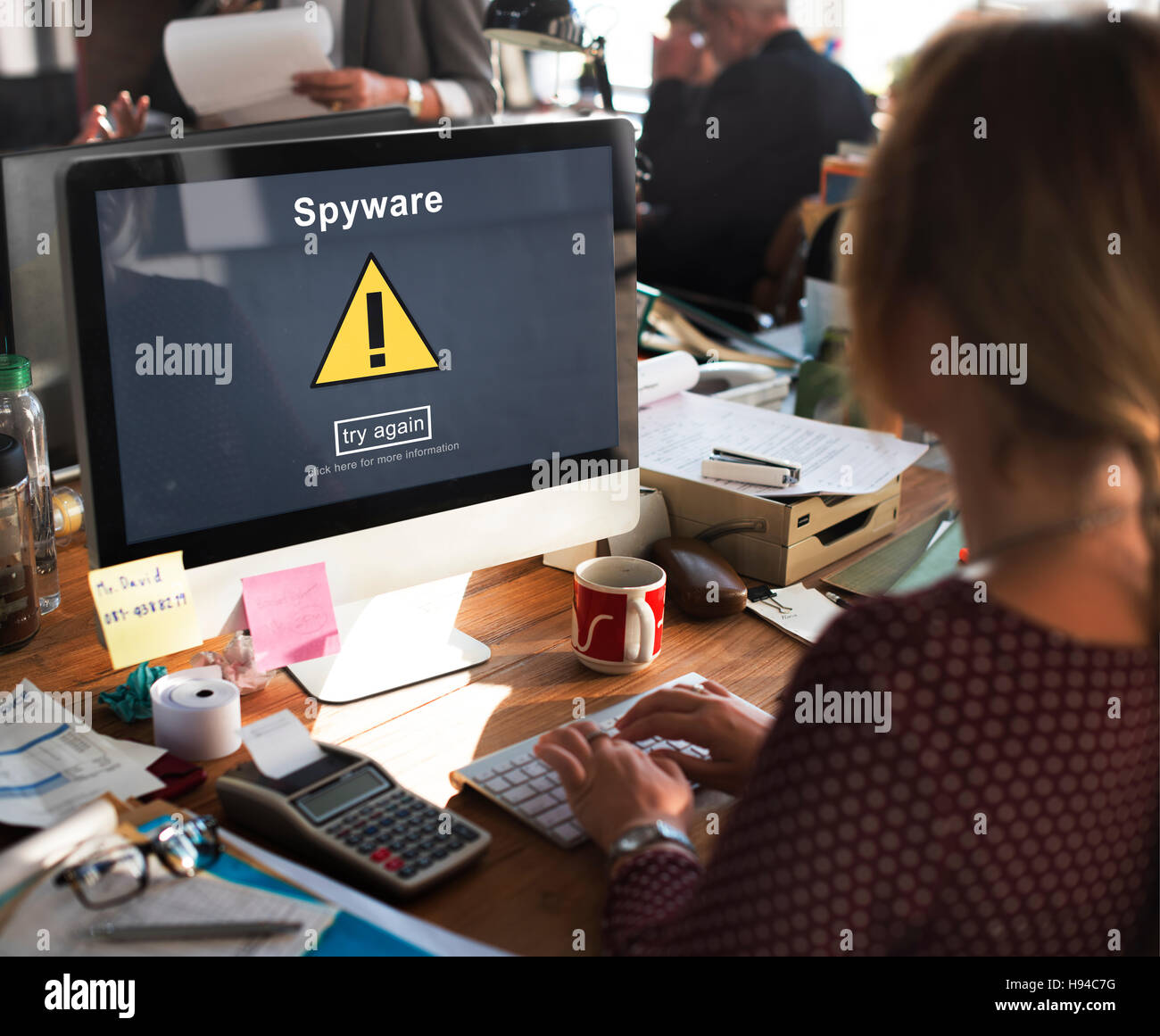 Spyware Computer Hacker Spam Phishing Malware Concept Stock Photo - Alamy