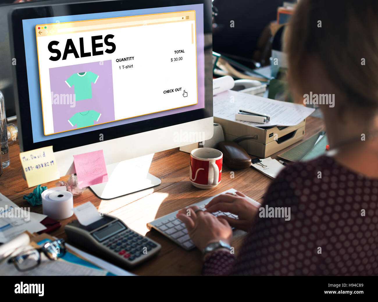 Sales Commerce Income Profit Margin Retail Sell Concept Stock Photo - Alamy