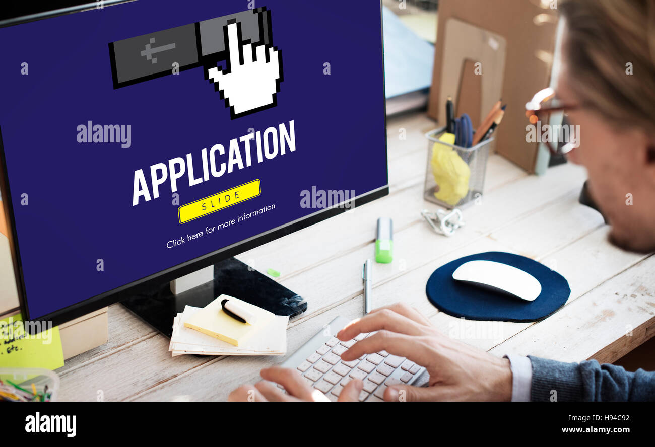 Information Technology Computer System Concept Stock Photo - Alamy