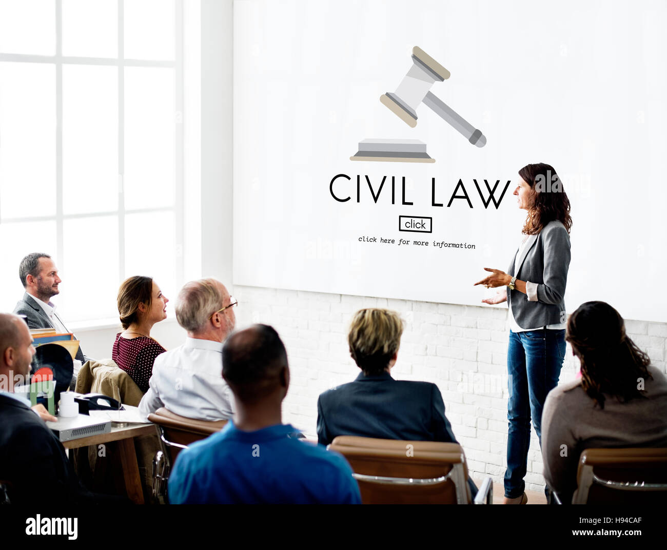 Civil Law Common Justice Legal Regulation Rights Concept Stock Photo ...