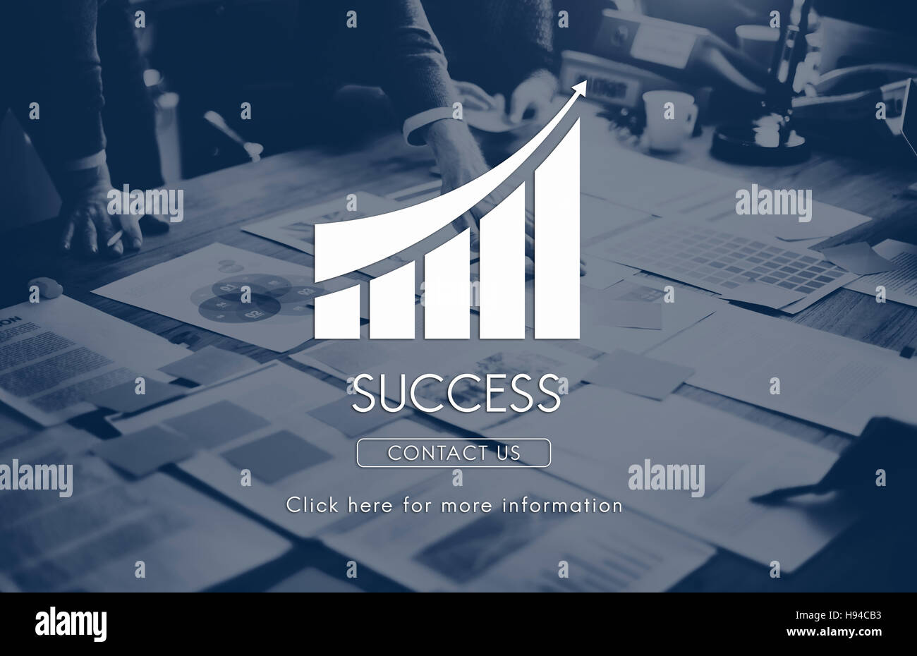 Business Success Report Graph Concept Stock Photo - Alamy