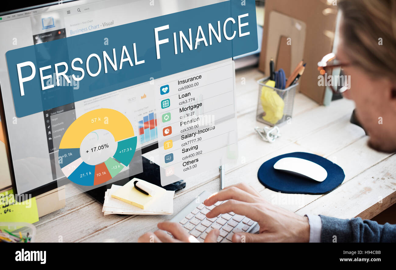 Personal Finance Information Balance Privacy Concept Stock Photo - Alamy