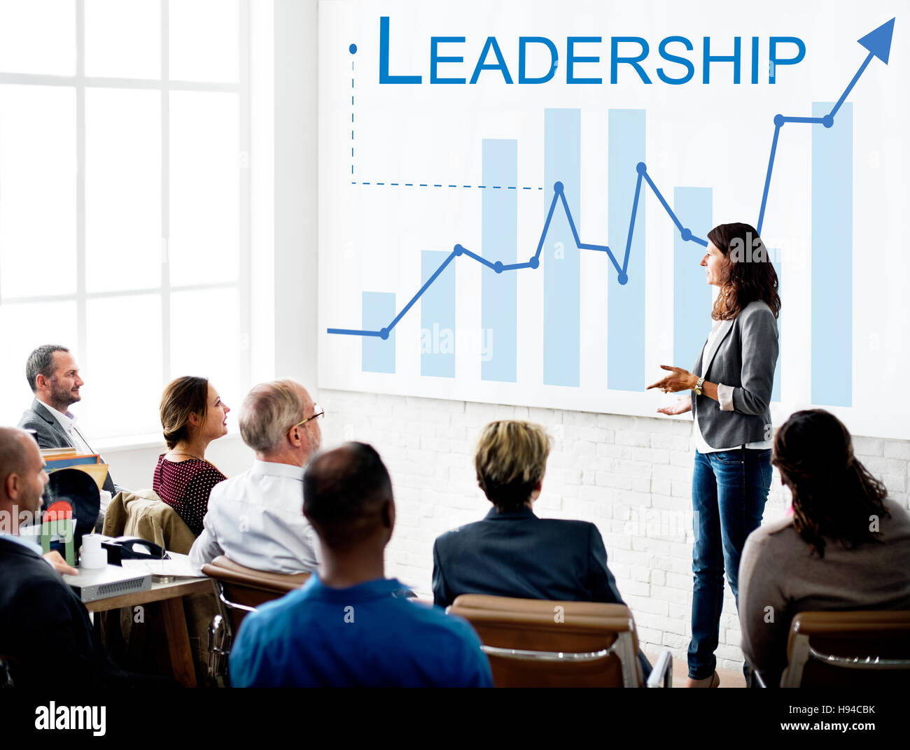 Leadership Management Skills Leader Support Concept Stock Photo - Alamy