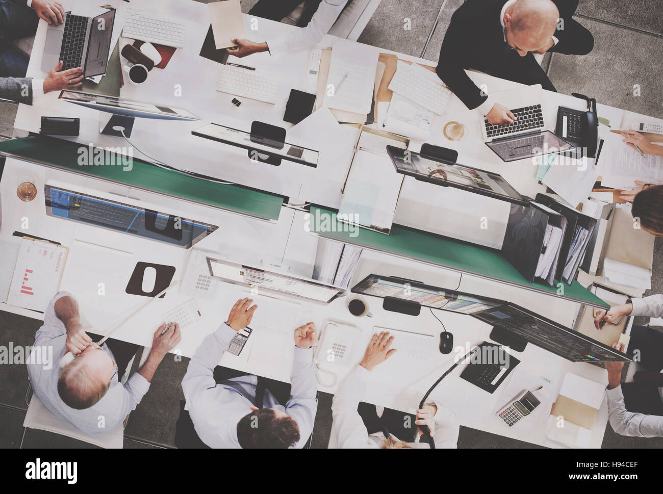 Business People Office Working Corporate Team Concept Stock Photo - Alamy