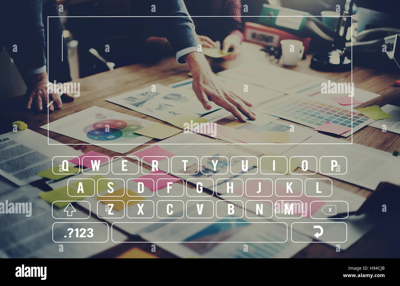 Keyboard Alphabet Communication Electronic Concept Stock Photo - Alamy