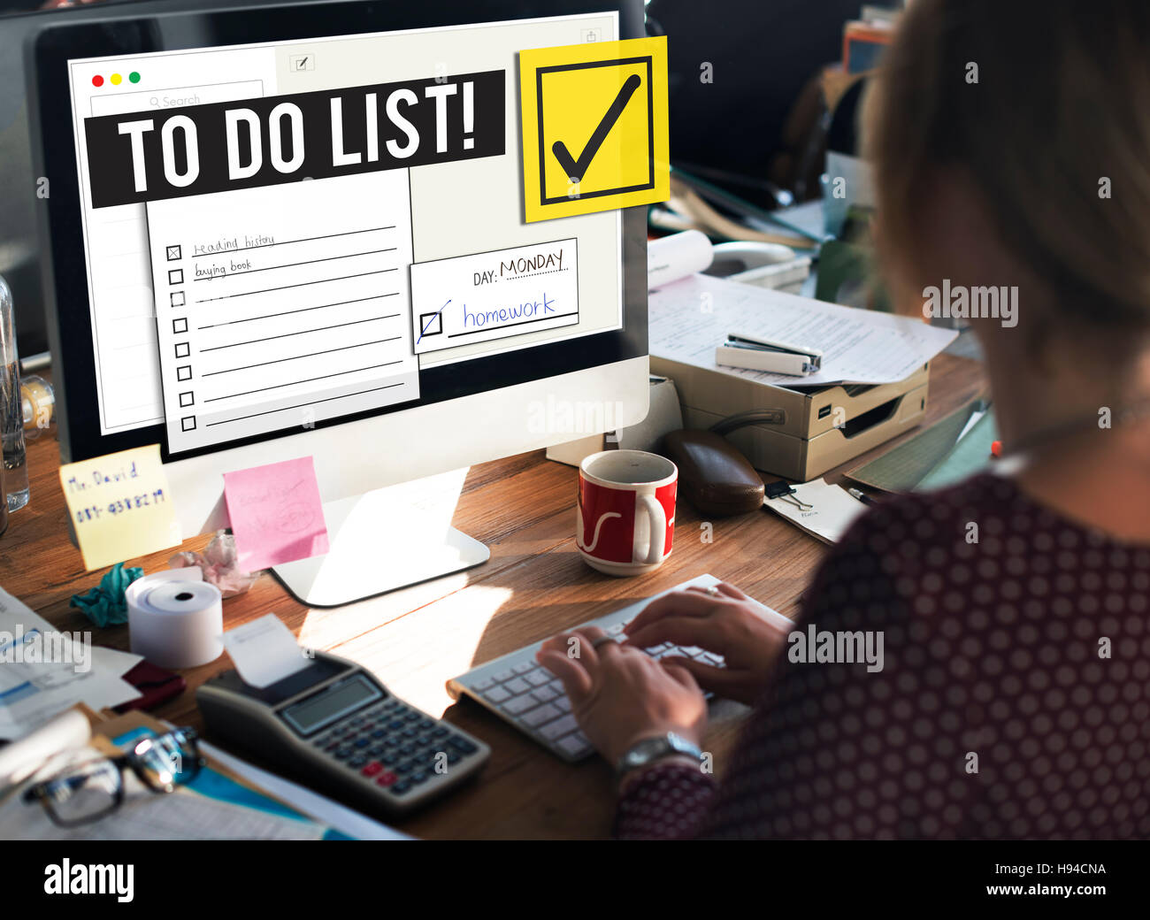 To Do List Time Management Reminder Prioritize Concept Stock Photo - Alamy