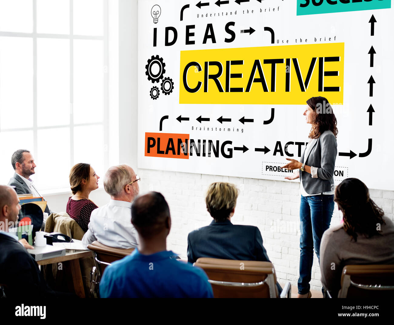 Creative Design Ideas Imagination Inspiration Creativity Concept Stock ...