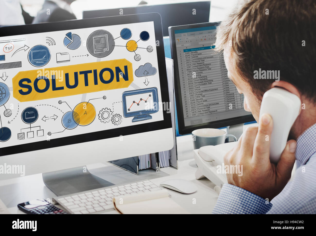 Solution Problem Solving Ideas Strategy Concept Stock Photo - Alamy