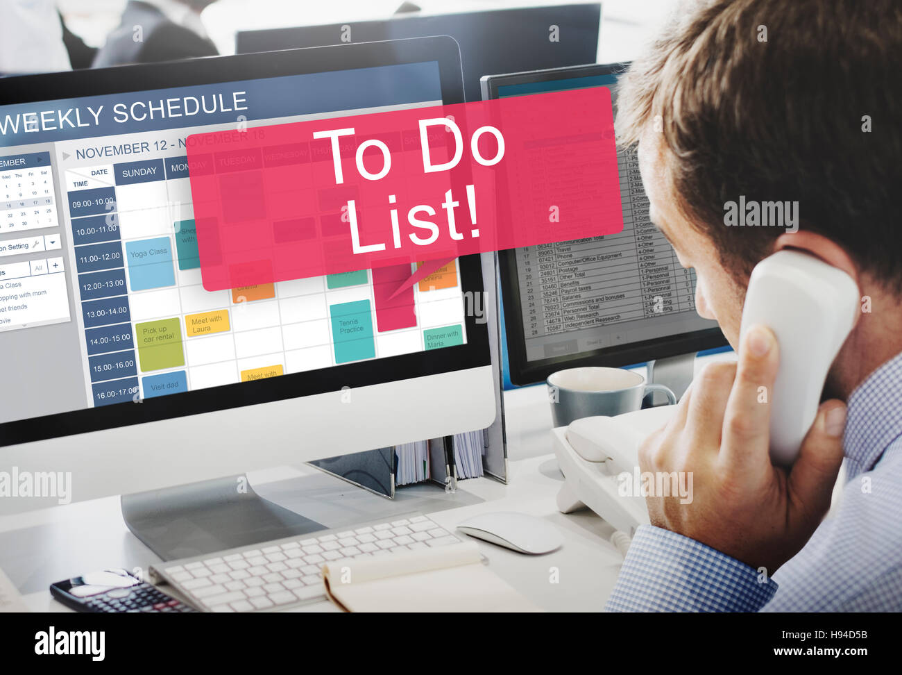 To Do List Memo Task Reminder Ideas Note Concept Stock Photo - Alamy
