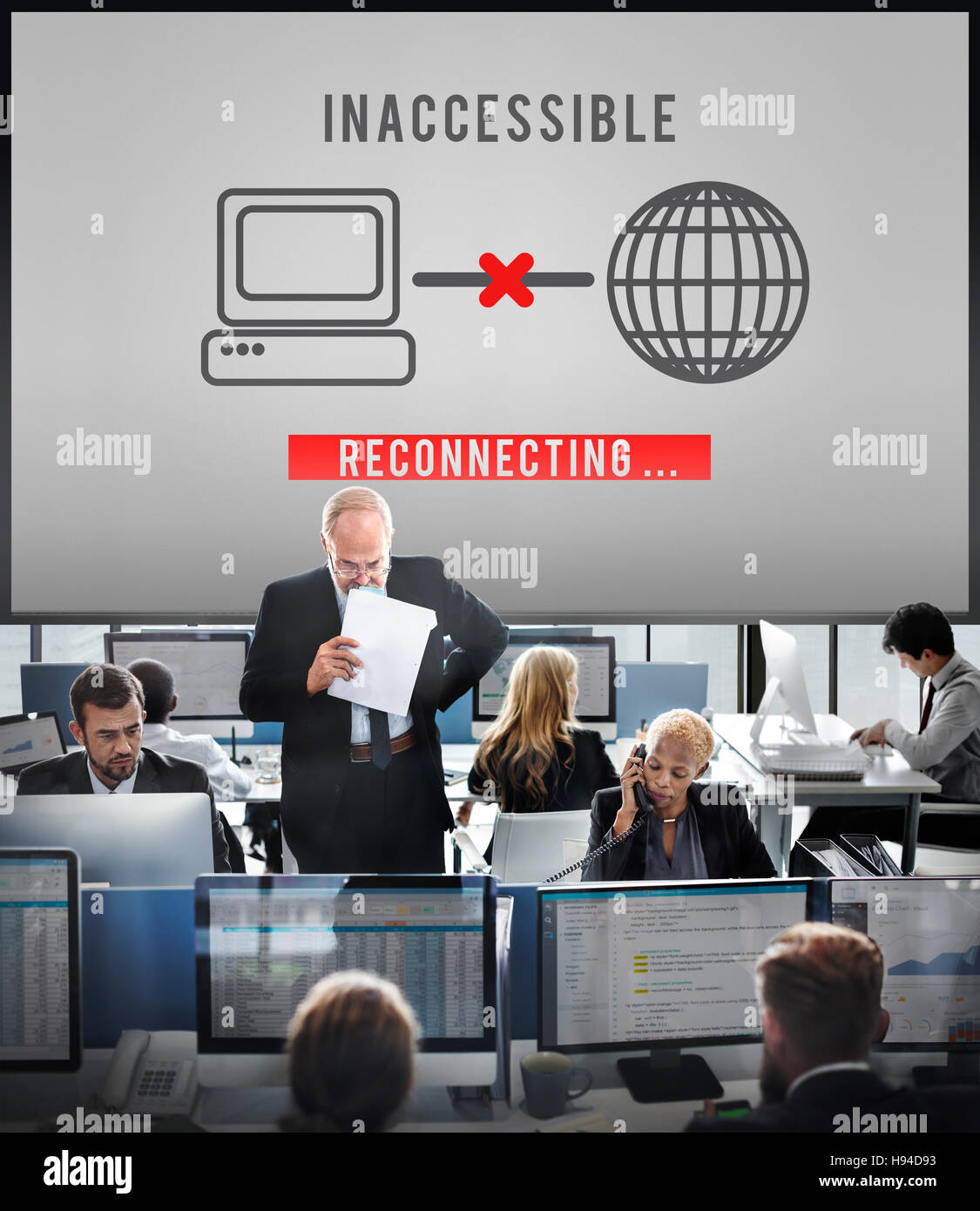 Inaccessible Denied Firewall Rejection Security Concept Stock Photo - Alamy