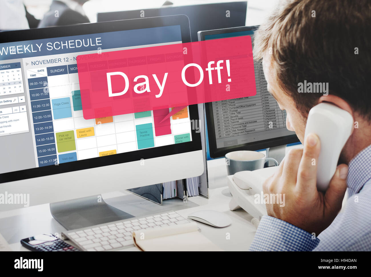 Vacation work notice hi-res stock photography and images - Alamy