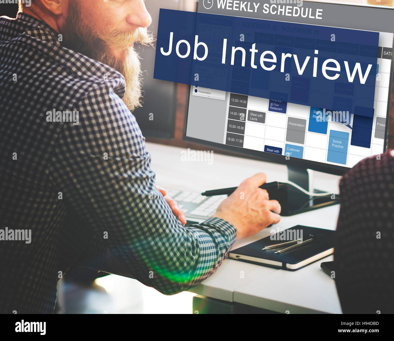 Job Interview Employment Human Resources Concept Stock Photo - Alamy