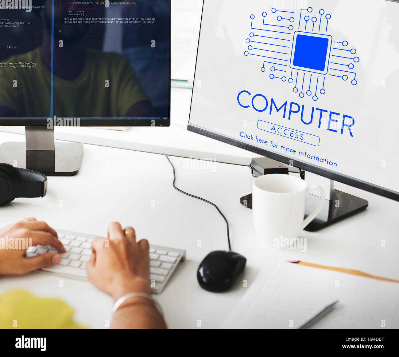 Circuit Board Chip Technology Concept Stock Photo - Alamy