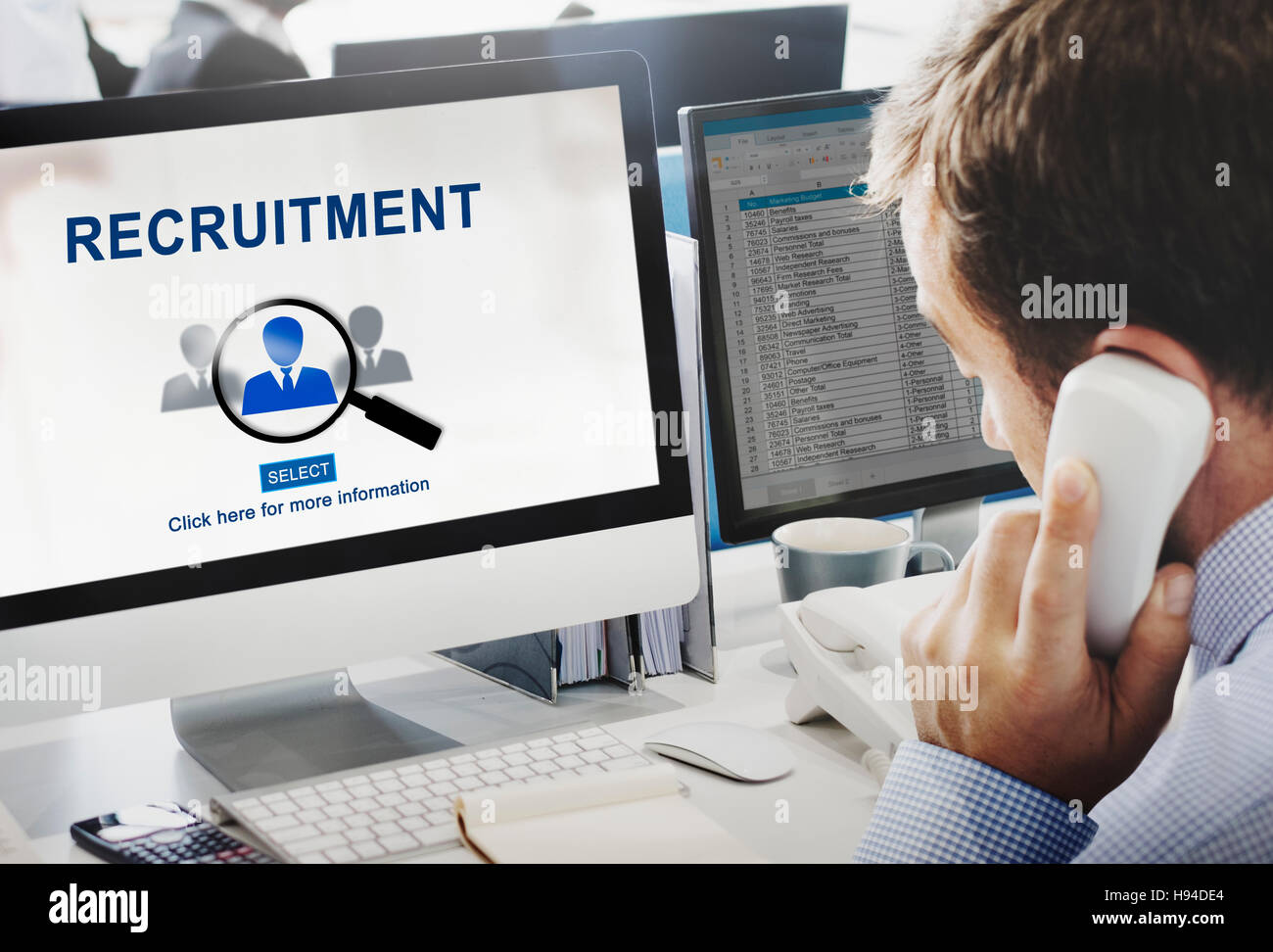 Job Search Hiring Website Word Concept Stock Photo - Alamy