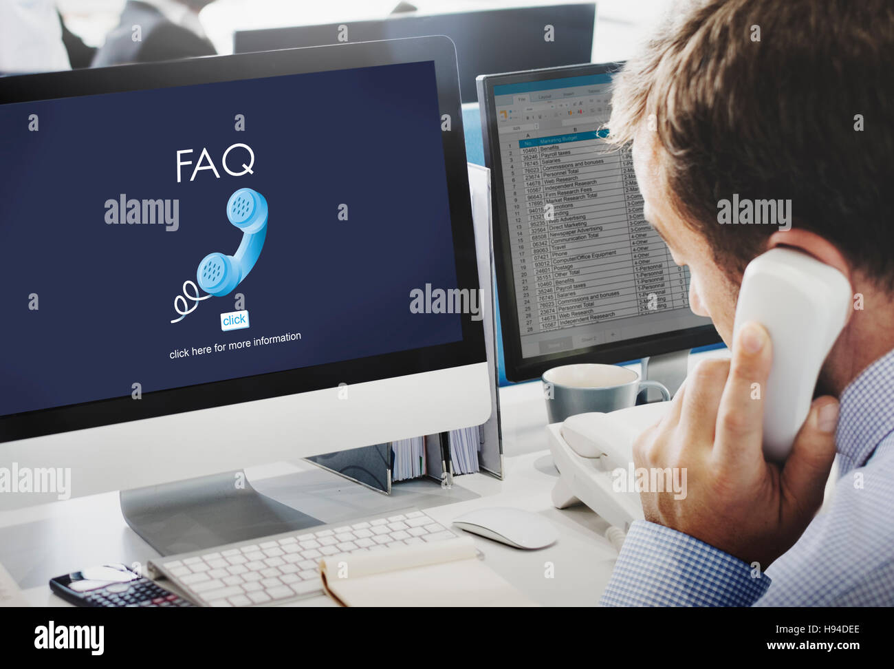 Frequently Asked Question Satisfaction Survey Concept Stock Photo - Alamy