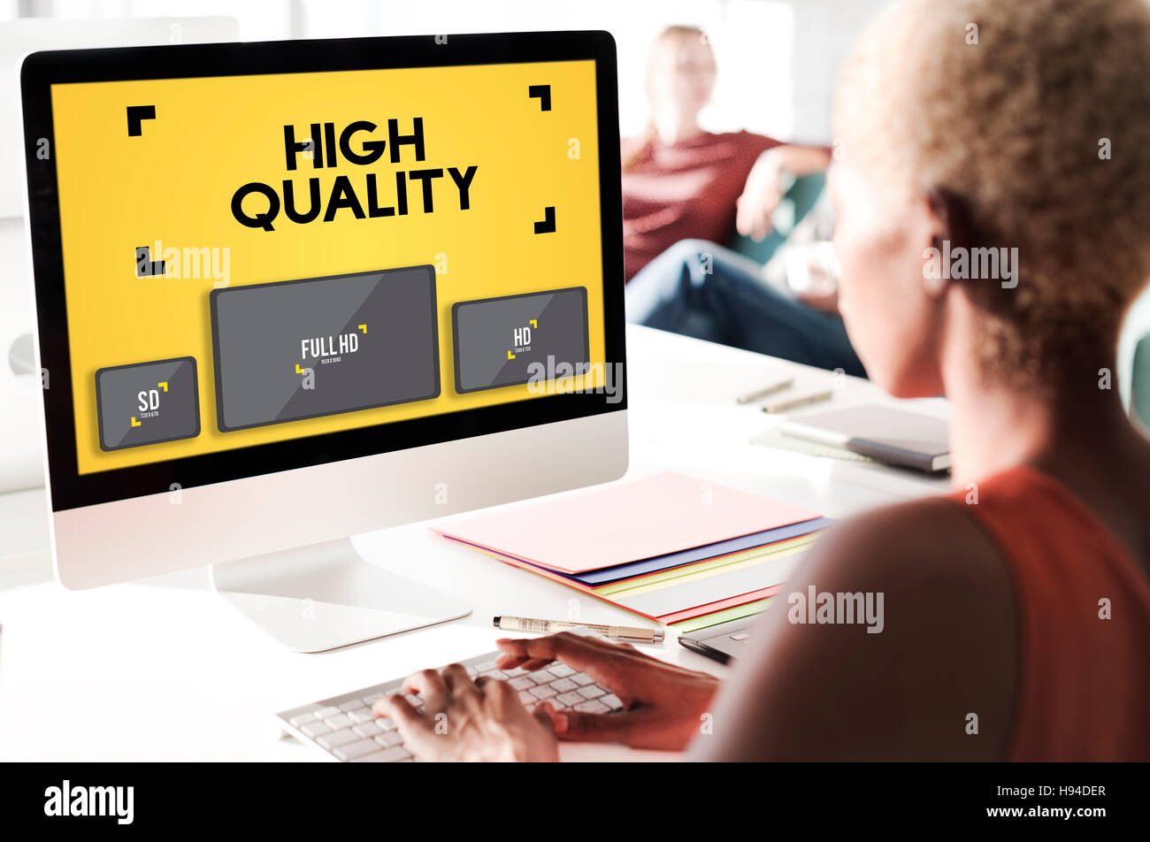 High Quality Display Digital Technology Monitor Concept Stock Photo - Alamy