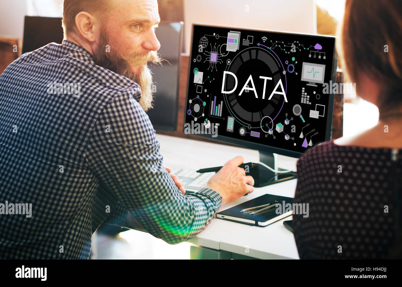 Data Information Statistics Technology Analysis Concept Stock Photo - Alamy